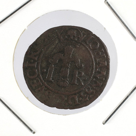 SILVER COIN, 1/2 öre, Johan III (1569–1592). 1580. Coins, Medals ...