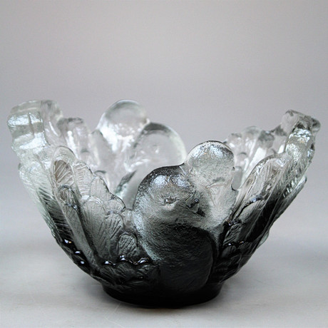 PERTTI SANTALAHTI. BOWL, glass Humppila. Finland. signed. Glass - Art ...