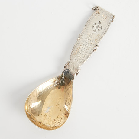 SKRAMMELSKED, Göte Persson, Vilhelmina, 1936, delvis förgyllt silver ...