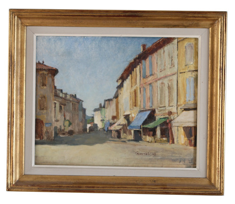 UNKNOWN ARTIST, oil on canvas, sign Gayral. Art - Paintings - Auctionet