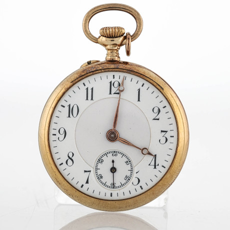 JCB Pocket watch, 18K gold, manual assignment, anchor passage, 1910s ...