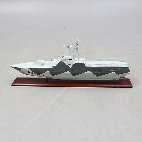 SHIP MODEL, wood, Corvette Visby. Miscellaneous - Technica & Nautica ...