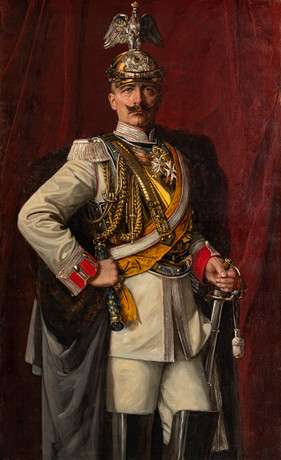 GEORG MECKES (1863-?). Portrait of Kaiser Wilhelm II. Art - Paintings - Auctionet