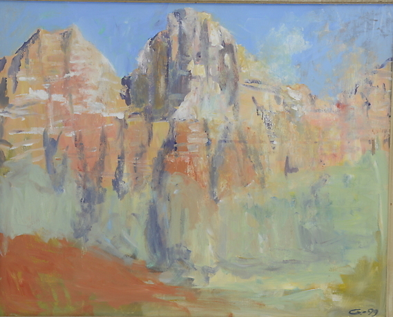 HANS GUNTER HANSEN. Oil on Board. Art - Paintings - Auctionet