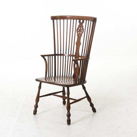 KARMSTOL, second half of the 20th century, Winsor model, stained oak ...