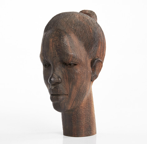 FELIX IDUBOR (1928-91). HUVUD, ebenholts. Etnografika - Auctionet