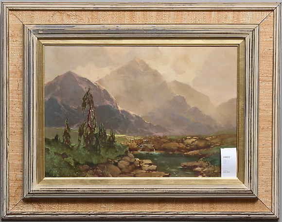 JAN B POSPISIL. Oil on canvas, signed. Art - Paintings - Auctionet