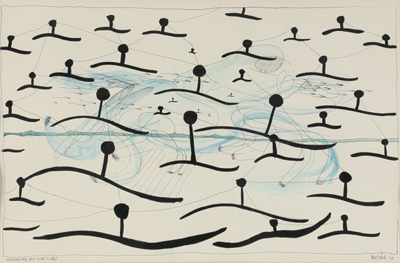 LARS HÅRD, "Hemligheten med Klee´s häst", blandteknik. Konst - Måleri ...