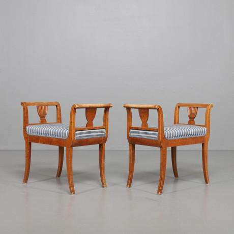 BANQUETS, a pair, Karl Johan style, first part of the 20th century ...