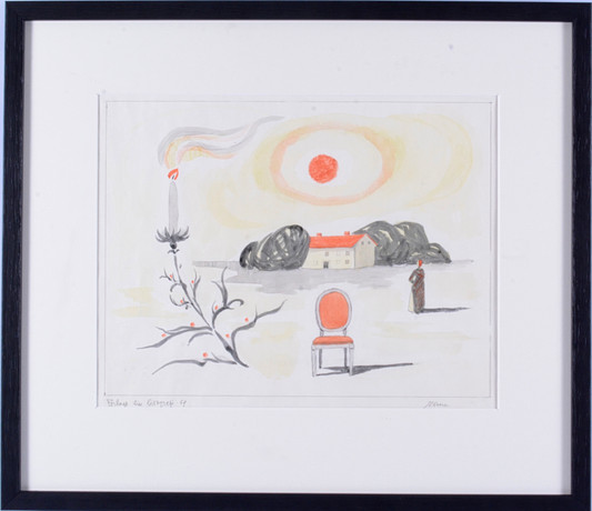 STELLAN MÖRNER. Watercolor. Art - Paintings - Auctionet