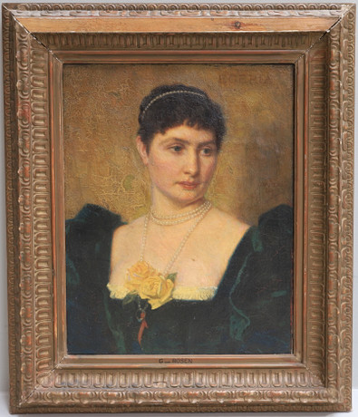 GEORG VON ROSEN (1843-1923). Tillskriven. olja på duk, "Egeria ...