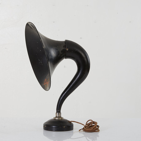 LOUDSPEAKER, "Claritone", ATM, circa 1925, lacquered tin and metal ...