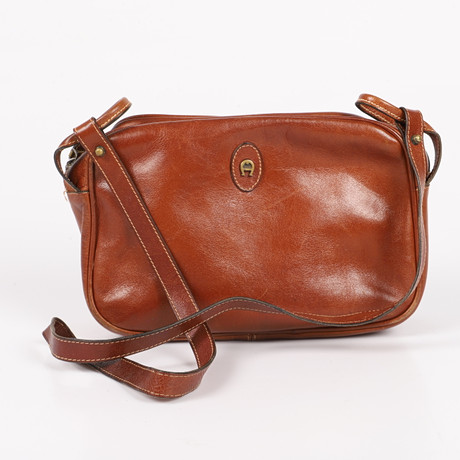 SHOULDER BAG, brown leather, Etienne Aigner, France. Vintage & Designer ...