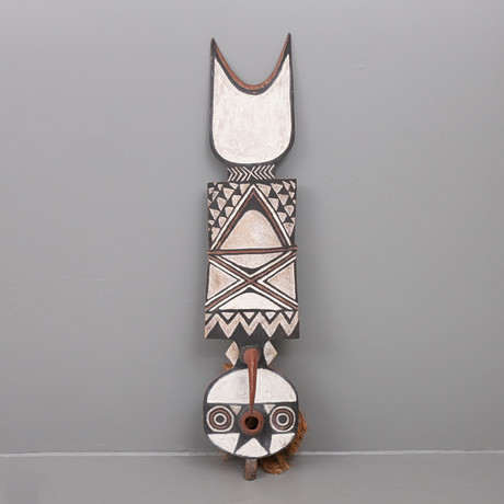 PLANK MASK, "Nwantantay" Bwa, Burkina Faso. Ethnographica - Auctionet
