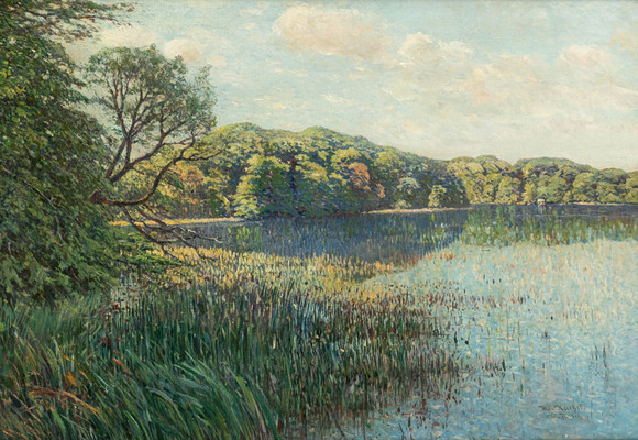 MAX KUCHEL (1859-1933). Klein Flottbeck. Art - Paintings - Auctionet