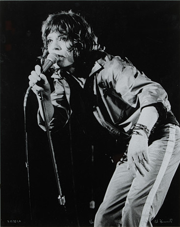 ED FINELL. (USA/Sweden, born 1956); "Mick Jagger", 07.11.75, LA signed ...