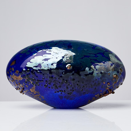 ASTRID GATE. SKULPTUR, glas, i form av ägg, Astrid Gate, Johansfors ...