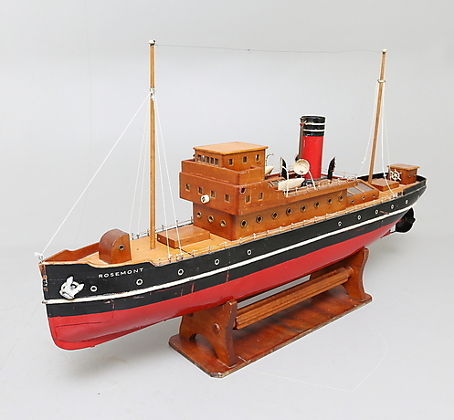 SHIP MODEL, Steam powered, "Rosemont", Hole. Collectables - Technica ...