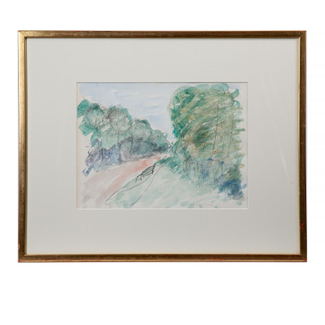 MAJ ARNELL. "I Dyrehaven", signerad, daterad -77. Konst - Måleri ...