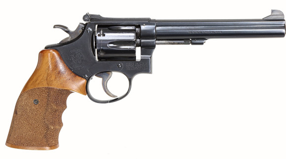 REVOLVER, Single Action, make Smith & Wesson, model K38, caliber .38 ...