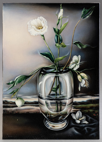 ELENA TARASENKO (*1981 IN RIGA). vårblommor. Konst - Måleri - Auctionet