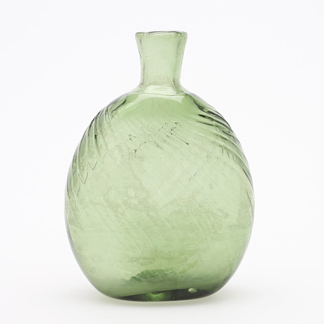 FLASKA, glas, 1800-tal. Glas - Bruksglas - Auctionet