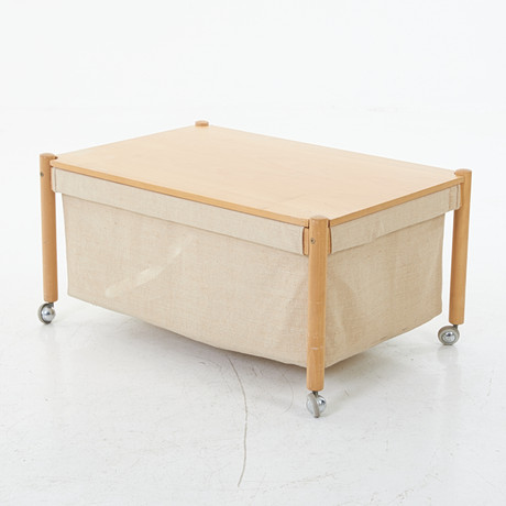 BROR BOIJE. Coffee table, with storage underneath, "Junker", beech, Dux ...