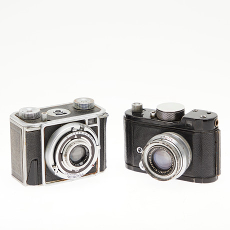 Otto Berning & Co., VEB Mimosa, two 35mm cameras, 1940-50s, Germany (2 ...