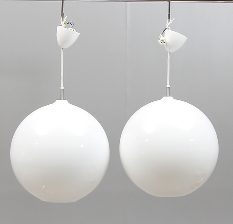 CEILING LAMPS, 2 pcs, "Satellite", Wilhelm Wohlert for Louis Poulsen ...