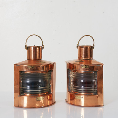 LANTERNOR, 1 par, 1900-talets början, fotogen, CM Hammar, Göteborg ...