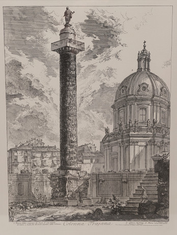 GIOVANNI BATTISTA PIRANESI. ANTONINE COLUMN, engraving on paper. Art ...