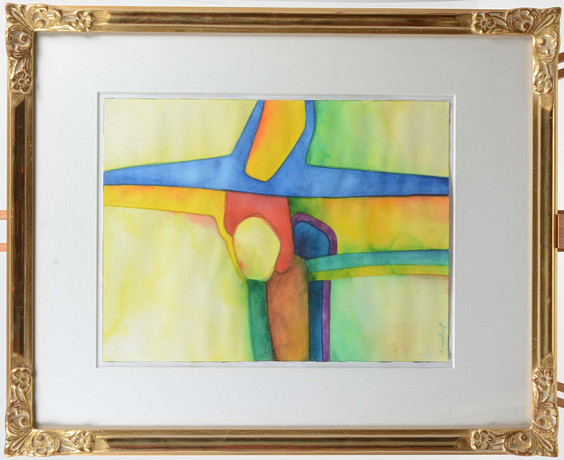 GIMDAL GÖRAN. Abstract. Watercolor. Art - Paintings - Auctionet