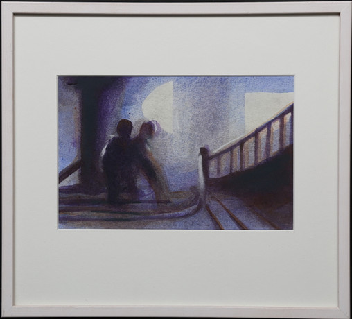 ÖRJAN WIKSTRÖM. Gouache, signerad. Konst - Måleri - Auctionet