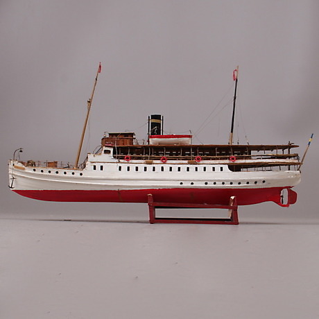 MODEL SHIP, wood, "S / S Bohuslän", 1900s. Miscellaneous - Technica ...