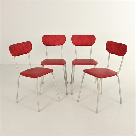 STOLAR, 4 st, 1950-tal. Möbler - Fåtöljer & Stolar - Auctionet