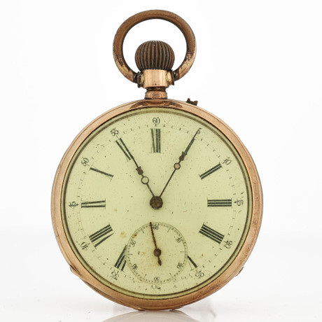 FICKUR SCHWEIZ, 14K guld. Klockor & Ur - Fickur & Stoppur - Auctionet