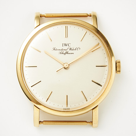 IWC, armbandsur, 18 k guld, 1960-tal. Klockor & Ur - Armbandsur - Auctionet