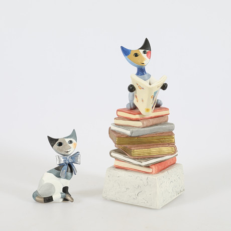 ROSINA WACHTMEISTER. SPELDOSA SAMT KATT, Goebel. Keramik & Porslin - Europeiskt - Auctionet