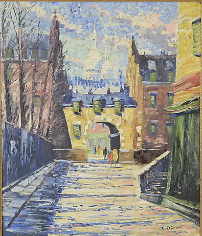 P. DUPONT. oil on canvas. Art - Paintings - Auctionet