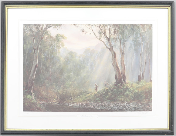 KEVIN BEST. lithograph, "The fovourite spot", signed, numbered ...