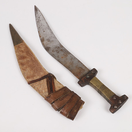 MACHETE med balja, metall/skinn, 1900-tal. Vapen & Militaria ...