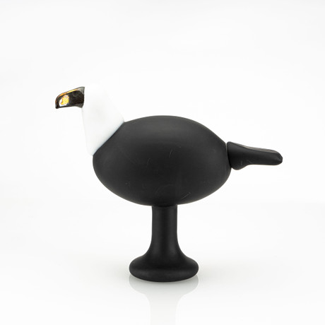 OIVA TOIKKA. GLASS BIRD, Eagle (Kotka) 1994–2007, signed O. Toikka ...