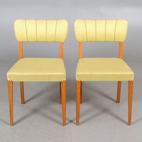 STOLAR, ett par, 1930/40-tal. Möbler - Fåtöljer & Stolar - Auctionet