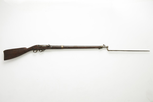 CHAMBER LOADING RIFLE, Swedish, m/1851 for the navy, no. 548. Weapons ...
