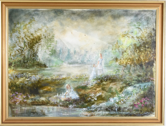 WALTER DU HALDE. oil on canvas. Art - Paintings - Auctionet
