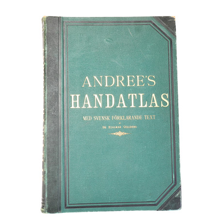 RICHARD ANDREES STORA HANDATLAS i 86 kartor, Stockholm 1881. Böcker ...