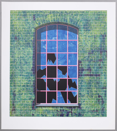 LARS ÖSTERLIN. Window, color serigraphy no. 152/200, signed. Art ...