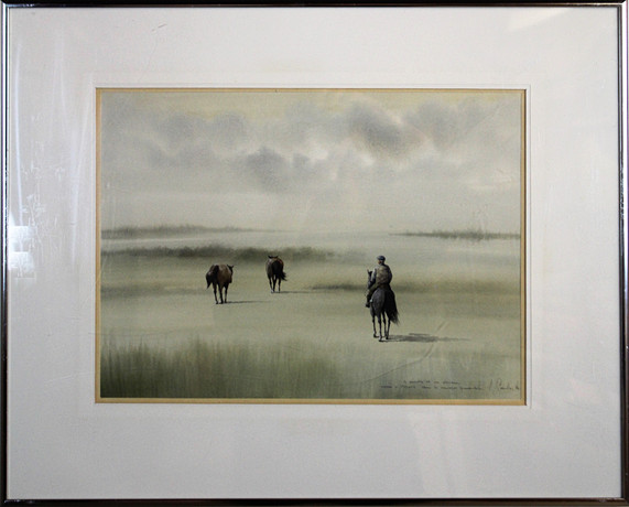 ALAIN GAUDIN. AKVARELL, signerad. Konst - Måleri - Auctionet