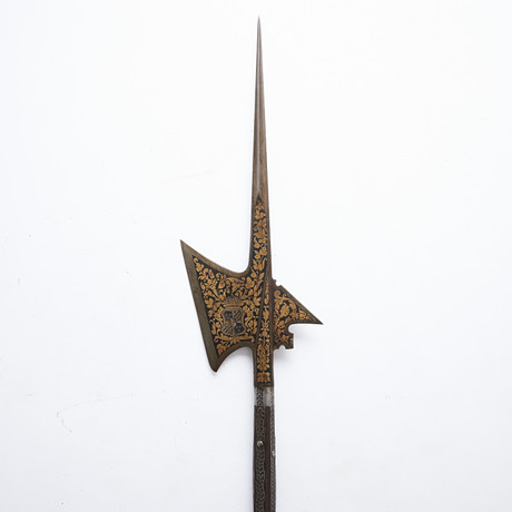 HILLEBARD, decorative weapon, circa 1900. Weapons & Militaria - Edged ...