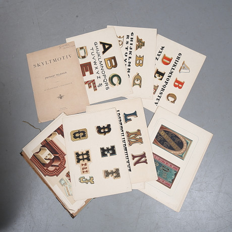 SKYLTMOTIV, Delar ur "Skyltmotiv" Frithiof Telenius, 1884. Böcker ...